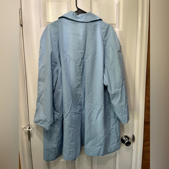 Saxton Hall | Jackets & Coats | Light Blue Rain Trench Coat | Poshmark